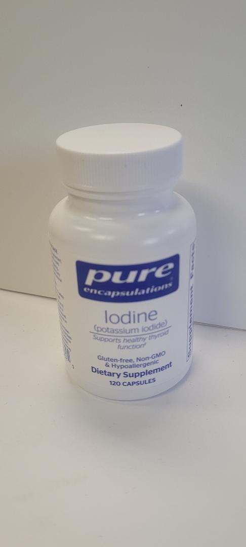Pure Encapsulations Iodine (Potassium Iodine) 120 caps ( Supports heal ...