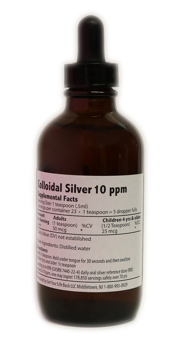Nature's Gift Colloidal Silver 10ppm – Get Your Life Back LLC